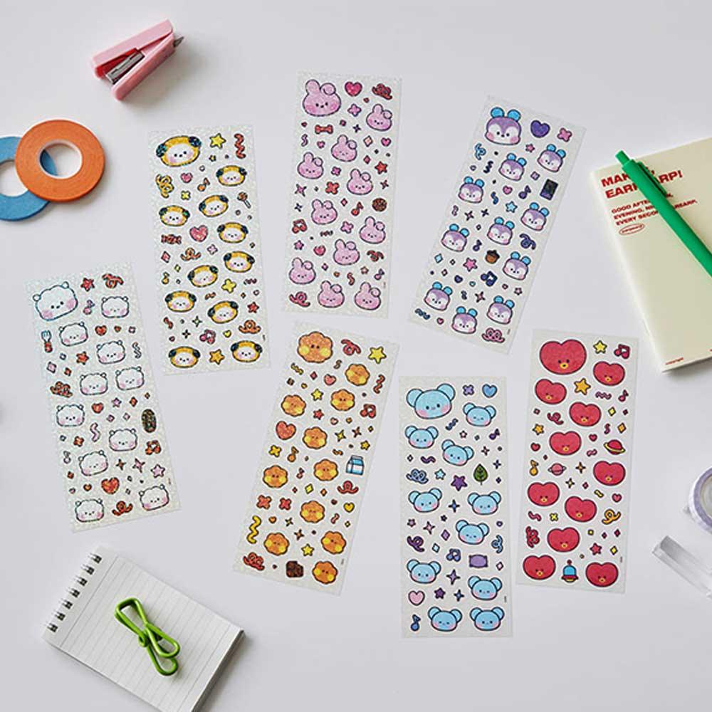 BT21 TWINKLE minini REMOVABLE STICKER – Shopping Around the World with ...